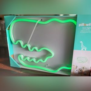 Pillowfort | Wall Decor | Neon Green Dinosaur Wall Decor | Poshmark